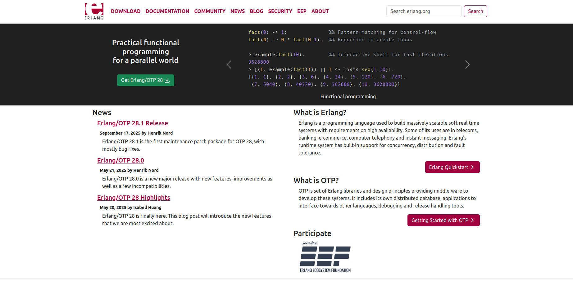 What is Erlang and why does it stand out among other languages?
